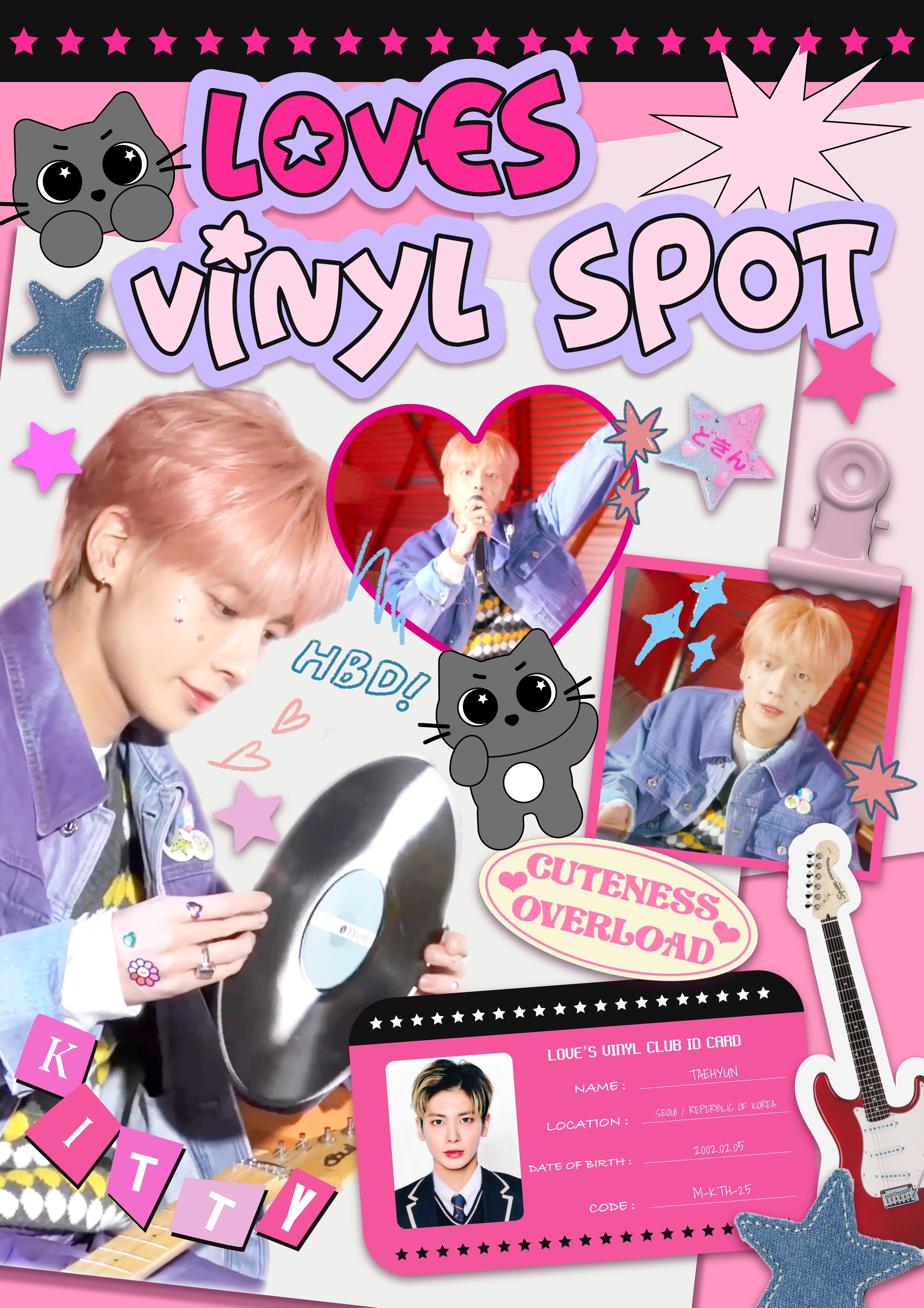 2025 투모로우바이투게더 태현 생카(생일카페) | 𝗟𝗢𝗩𝗘’𝗦 𝗩𝗜𝗡𝗬𝗟 𝗦𝗣𝗢𝗧
